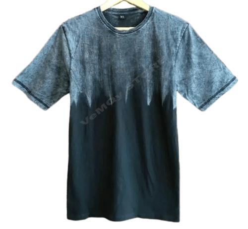 Jual Kaos Polos Tie Dye Blue Snow Effect Unisex Pria Wanita Katun ...