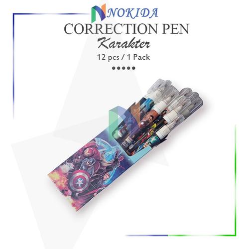 Jual Nokida Penghapus pulpen Karakter Kartun Super Hero No. 860 ...