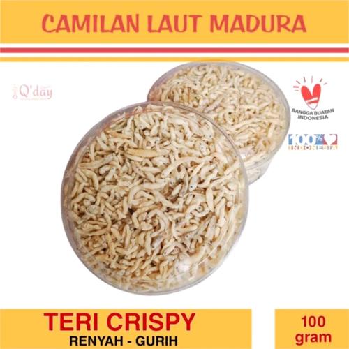 Jual Teri Crispy Original Gurih Renyah Asli Alami 100 gram Camilan Laut ...