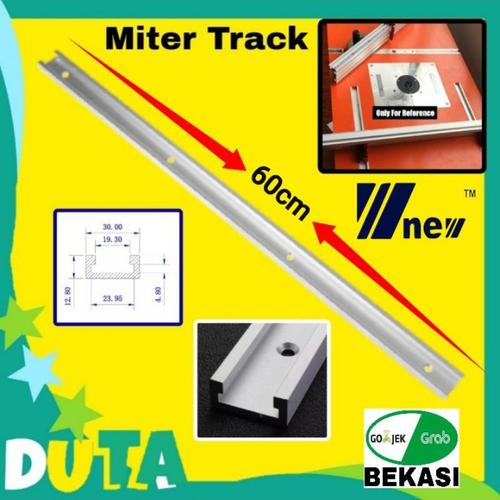 Jual Original Brand NEW 60cm Miter Track T-track Rel Untuk Meja Potong ...
