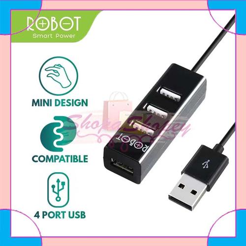 Promo 4 Ports USB HUB ROBOT H140-80 Ukuran 80cm Portable Multi Function ...