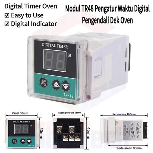 Jual Digital Timer Oven TR-48 Deck Controller Kontroler Pengatur ...