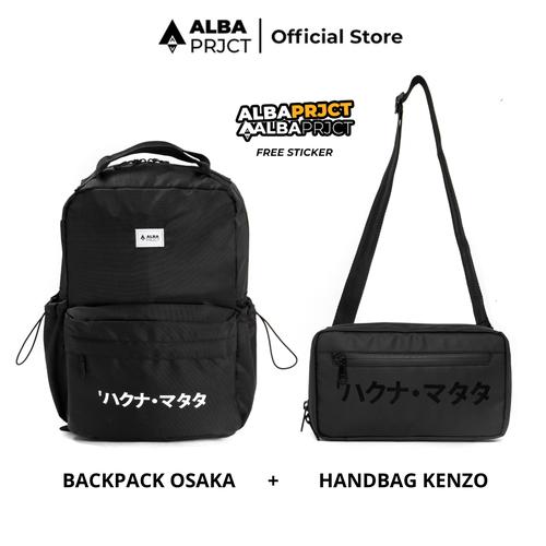 Jual ALBA PROJECT I PAKET BUNDLING ( BACKPACK OSAKA + HANDBAG GENZO ...
