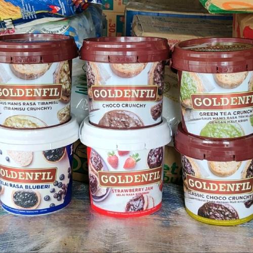 Jual Goldenfil 1kg Selai Spread Crunchy All Variant - Choco Spread ...
