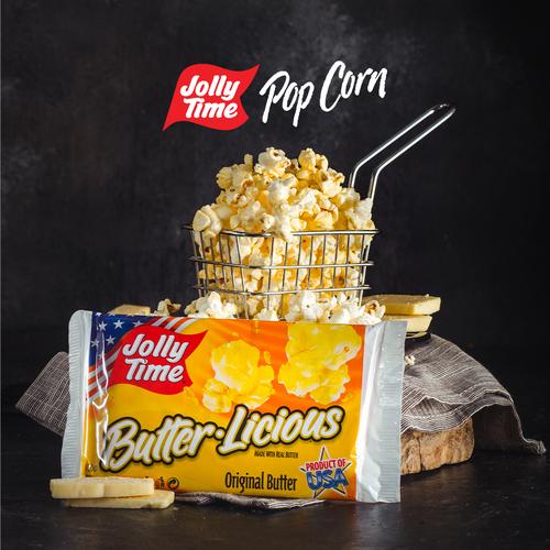 Promo Jolly Time Microwave Popcorn - Butterlicious Product Of USA ...