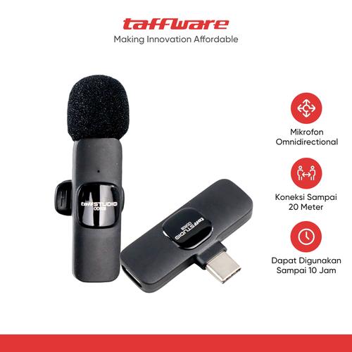 Promo Wireless Lavalier TaffSTUDIO Lapel Microphone Vlogger USB Type C ...
