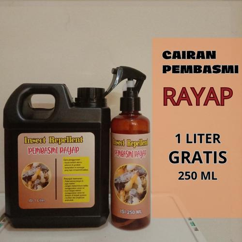 Jual Cairan Pembasmi Rayap Kayu/Rayap Tanah/Teter Kayu Isi 1 Liter ...