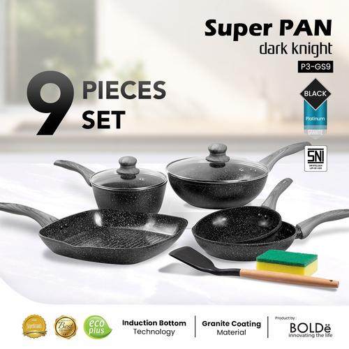 Promo BOLDe Super Pan 9 pcs Set Dark Knight Cicil 0% 3x - Kota ...