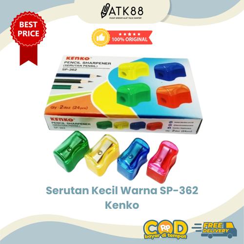 Jual [ATK88] Rautan Pensil Kecil KENKO SP-362 1 Pak Isi 24 Buah Serutan ...