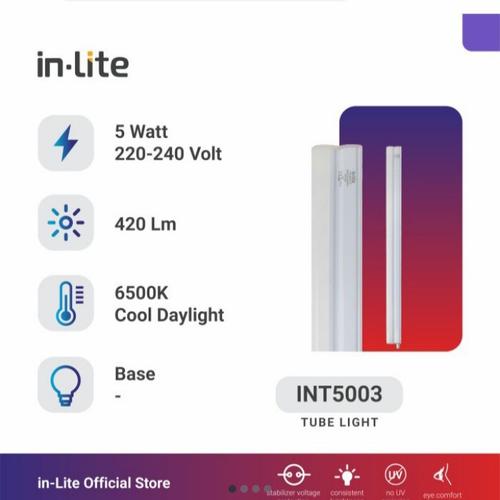 Jual Lampu Batten T5 Led InLite INT5003 5 Watt - Kab. Bandung - kopo ...