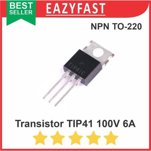 Jual Transistor TIP41 TIP41C TIP 41 C NPN Final Power Driver Switch TO ...