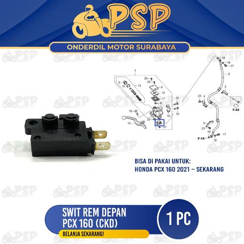 Jual Swit Rem Depan PCX 160 "CKD" - Switch Suit Kabel Cable Indikator ...