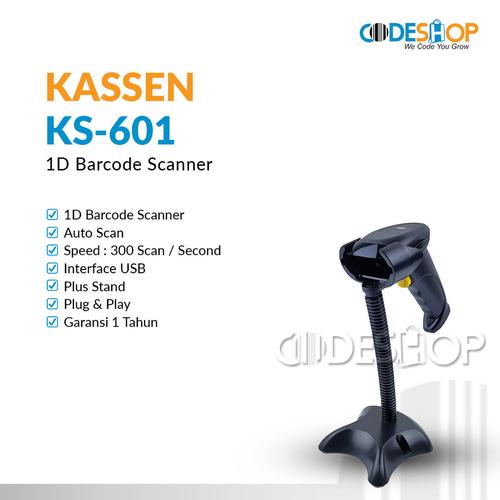 Jual Kassen KS-601 Scanner Barcode AUTO SCAN MEMBACA SECARA OTOMATIS ...