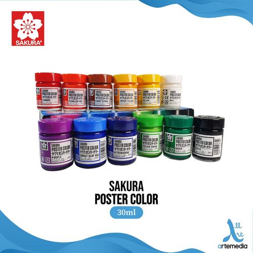 Jual Sakura Poster Color Paint Cat Lukis Poster 30ml - ORANGE - Kota ...