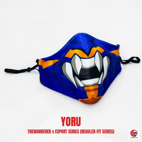 Jual TheWanderer x Valorant FULLPRINT+ 3 Lapis dengan Filter [Reguler-Fit] - Yoru, +Packaging ...