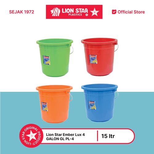 Jual LION STAR Ember Plastik Pail 4 Gallons / 15 Liter PL-4 - Kab. Tangerang - Lion Star ...