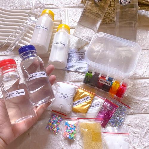Jual SLIME KIT TERLENGKAP | Slime kit termurah anti gagal | DIY SLIME ...