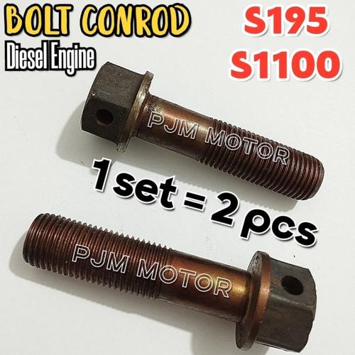 Jual S195 bolt conrod baut sokar stang seher mesin diesel s1100 12pk ...