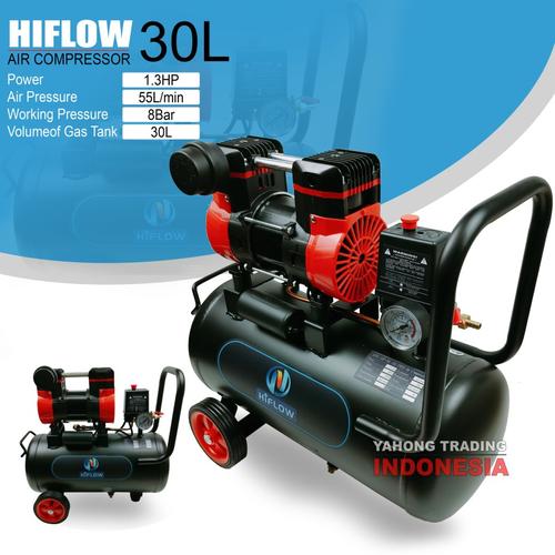 Promo Kompresor Udara Angin Tanpa Oli 30L Air Compressor 1.3Hp 30L - Jakarta Barat - Yahong ...