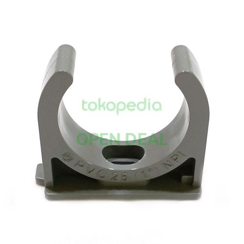 Jual Klem Pipa PVC 1" inch SCG / Pipe Clip 1 in Pvc / Pipe Clamp 1 Inch - Jakarta Selatan - Open ...