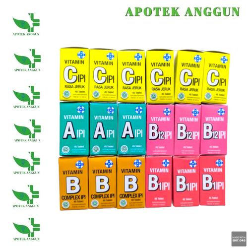 Promo Vitamin A IPI / B1 IPI / B12 IPI / B COMPLEX IPI/ C IPI / ZINK 45 ...
