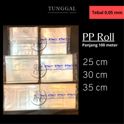 Jual Plastik PP Roll Cap Jet - panjang 100 meter, tebal 0.05 mm ...