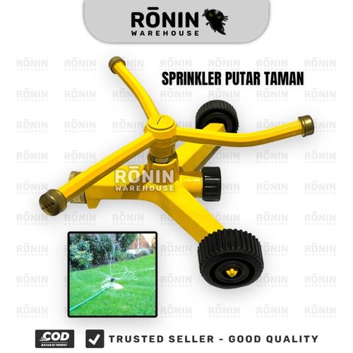 Jual GLX Sprinkler Putar Besi Roda Taman Rotary 3 Cabang Penyiram Air ...