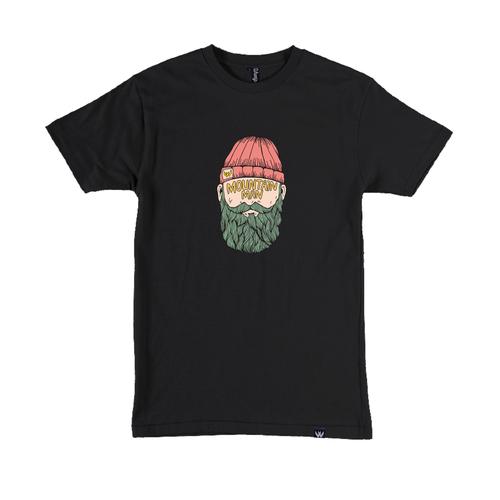 Jual Wheelger Mountain man T-shirt - Black (KAOS GUNUNG) - Hitam, S ...