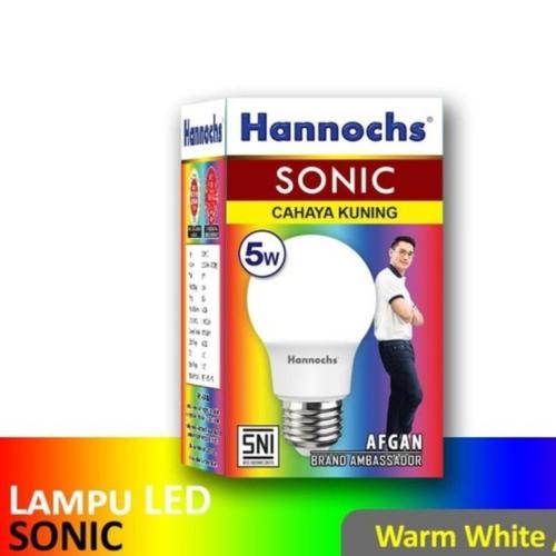 Jual Lampu kuning Led Sonic Hannochs 5 watt hemat ekonomis sonic 5w ...