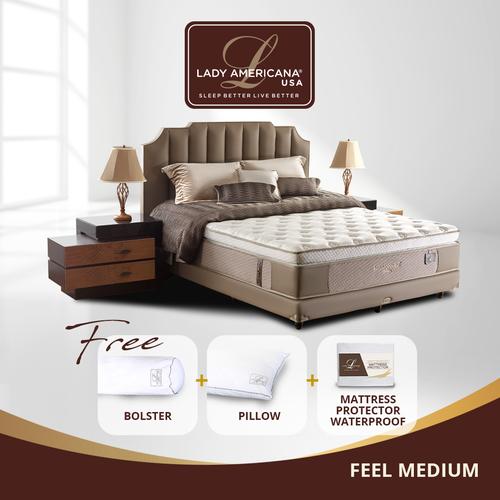 Promo Kasur Springbed Lady Americana Millionaire ( Full Set Vermont ...