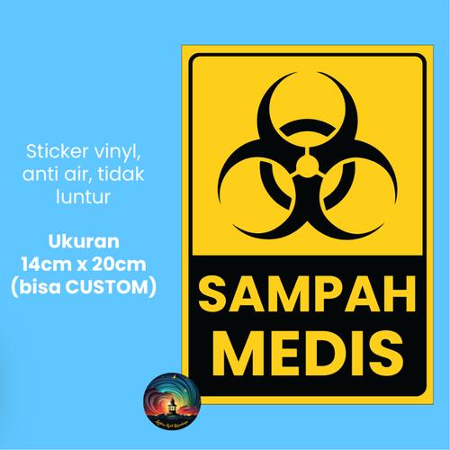 Jual Sticker Stiker Sampah Limbah Medis dan Non Medis - Stkr Limbah ...