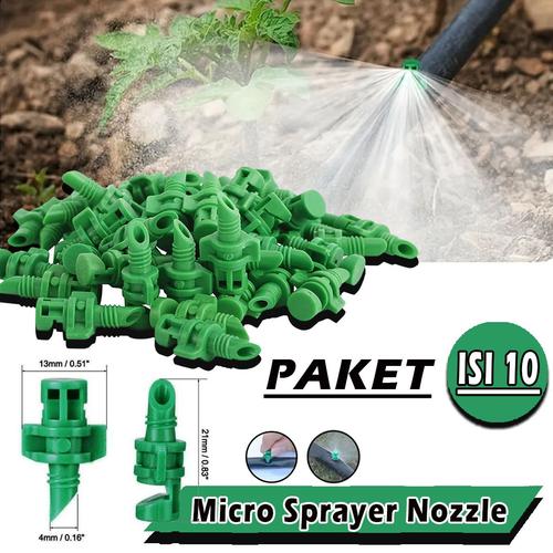 Jual Paket Isi 10 Spray Jet / Micro Sprayer 180 Derajat / Aeroponik ...