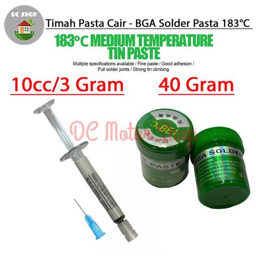 Jual TIMAH PASTA - TIMAH CAIR - TIMAH SOLDER PASTA UNTUK MENCETAK KAKI ...