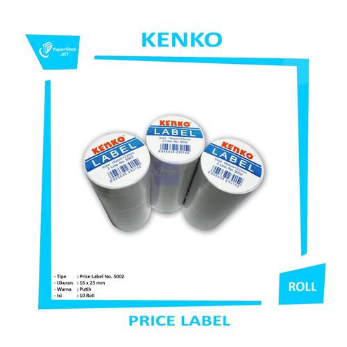 Jual Kenko Price Label atau Label Harga 2 Line No. 5002 - Spesifikasi ...