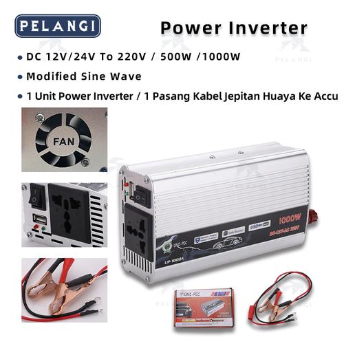 Promo Power Inverter 220W 500W 1000W 2000W 4000W Inverter DC 12V to AC ...