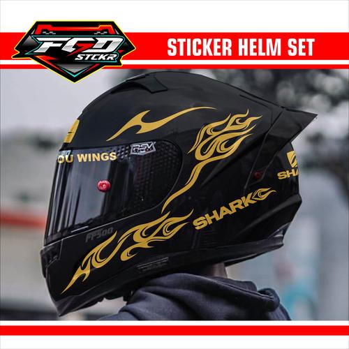Jual STIKER HELM - CUTTING STIKER FLAME SET UNTUK HELM (PREMIUM ...