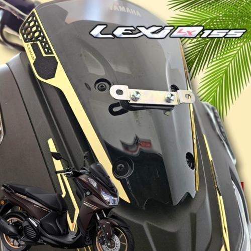 Jual Garnish Cover Visor motor Yamaha New Lexi LX 155 Aksesoris Motor ...