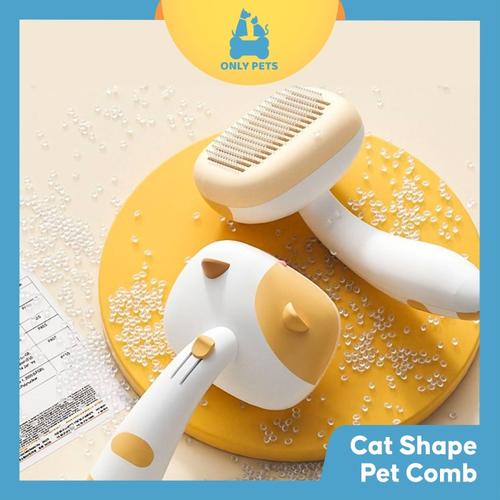 Promo ONLY PETS Sisir Sikat Perawatan Bulu Anjing Kucing Bentuk Kucing ...