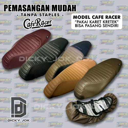 Promo Cover Jok Model Caferacer Pelindung Jok Motor (PAKAI KARET) Beat ...