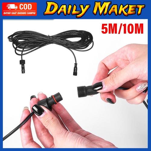 Jual Kabel Extension Lampu Sorot Solar Panel Cell 2 Pole Serabut Waterproof 5 Meter / 10 Meter ...