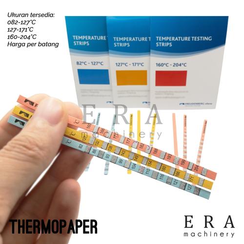 Jual Thermopaper Temperature Testing Strips Kertas Ukur Suhu Gosokan ...