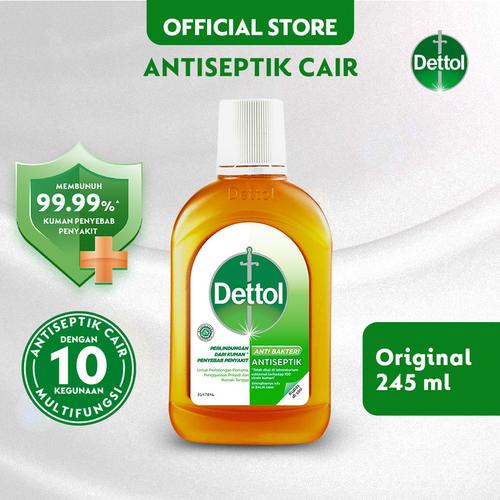 Jual Dettol Cairan Antiseptik 245ml - Antiseptik Cair Anti Kuman dan Bakteri Antiseptic Liquid ...