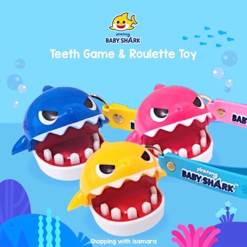 Jual Pinkfong Baby Shark Mini Teeth Toy & Roulette Game - Kuning - Kota ...