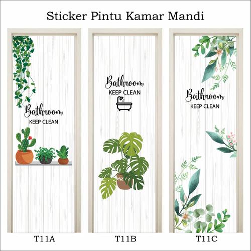 Jual Stiker Pintu Kamar Mandi , Sticker Toilet kulkas - T11B - Kota ...
