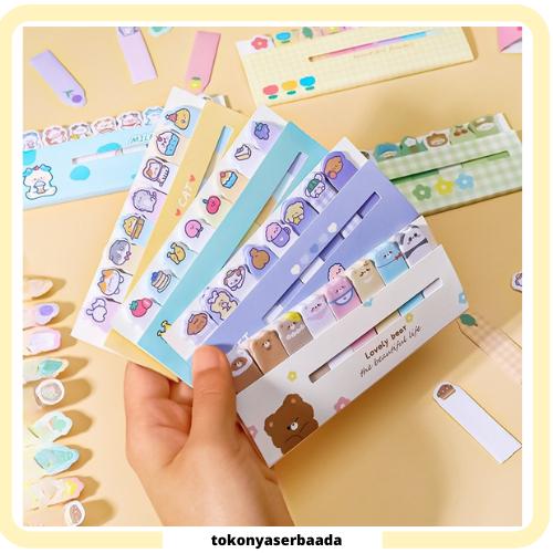 Jual TSA Sticky Notes Karakter 8IN1 Tempelan Kertas Catatan 120 Lembar ...