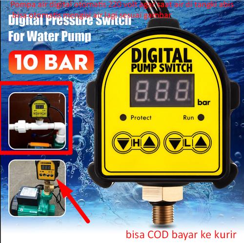Jual Pompa air digital otomatis 220 volt agar saat air di tangki abis ...