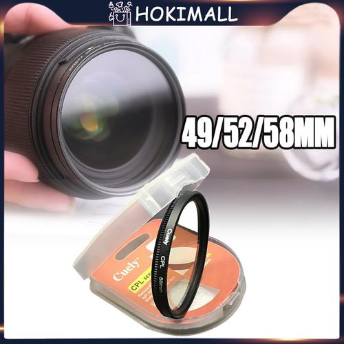 Promo Filter Cuely CPL Lens Filter Circular Cuely 49MM/52MM/58MM Untuk ...