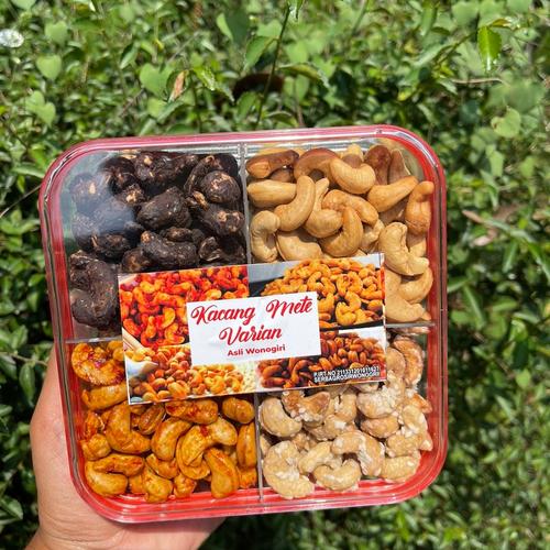Jual KACANG METE MIX 4 VARIAN RASA Snacks Bawang Goreng Cokelat Food ...