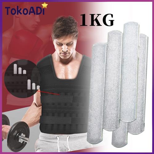 Promo 5PCS Besi Pemberat Rompi / Steel Plate Weighted Vest / Plat Rompi ...