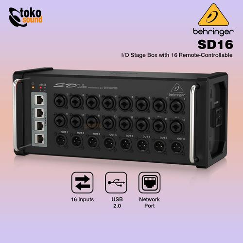 Jual Behringer SD16 16-channel Stage Box - Jakarta Barat - Tokosound ...